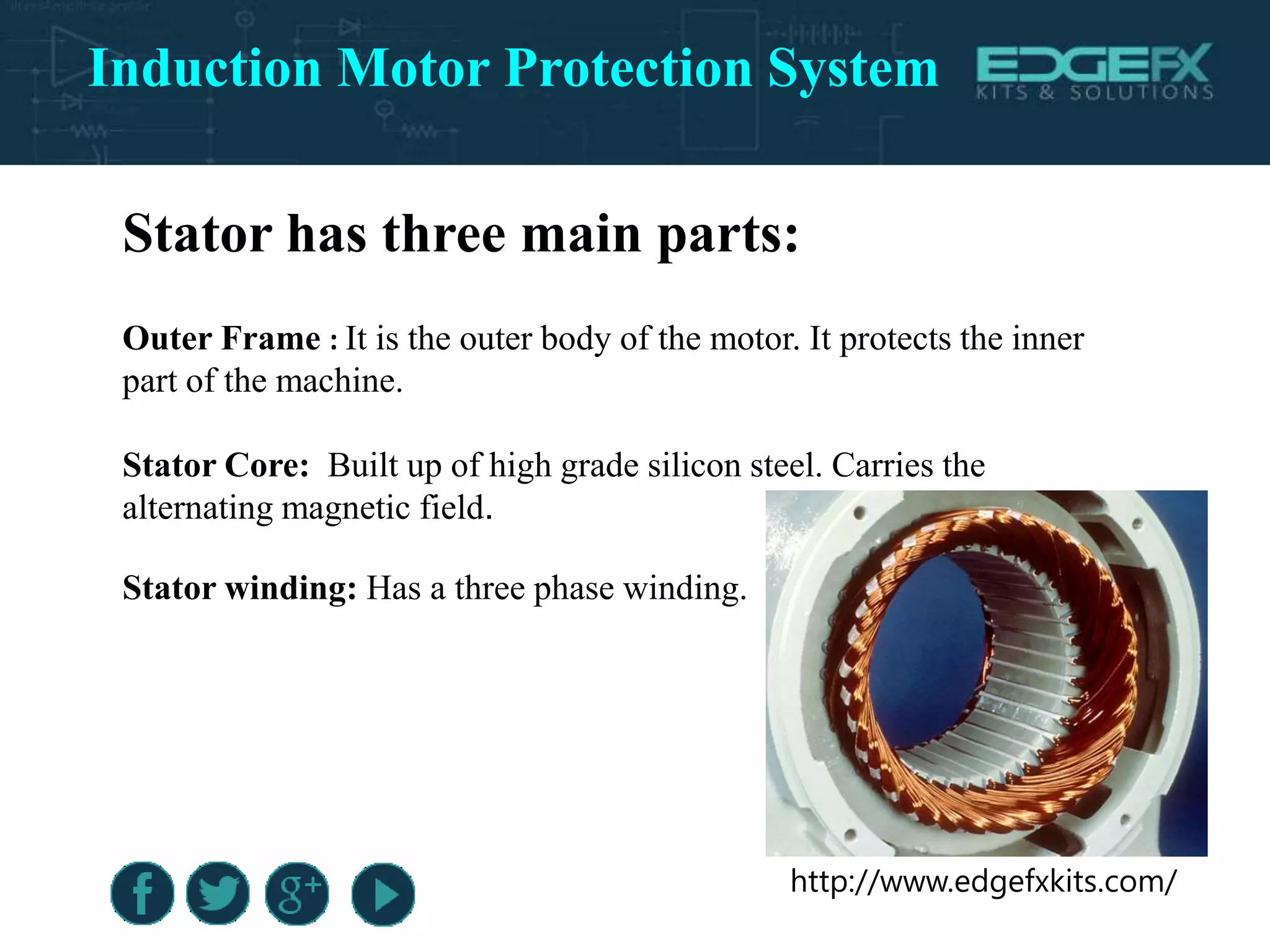 Induction Motor Protection System | PPTX