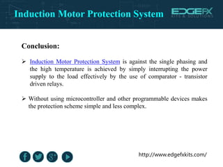 Induction Motor Protection System | PPTX