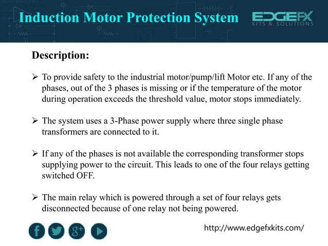 Induction Motor Protection System | PPTX | Radio Control | Hobbies ...