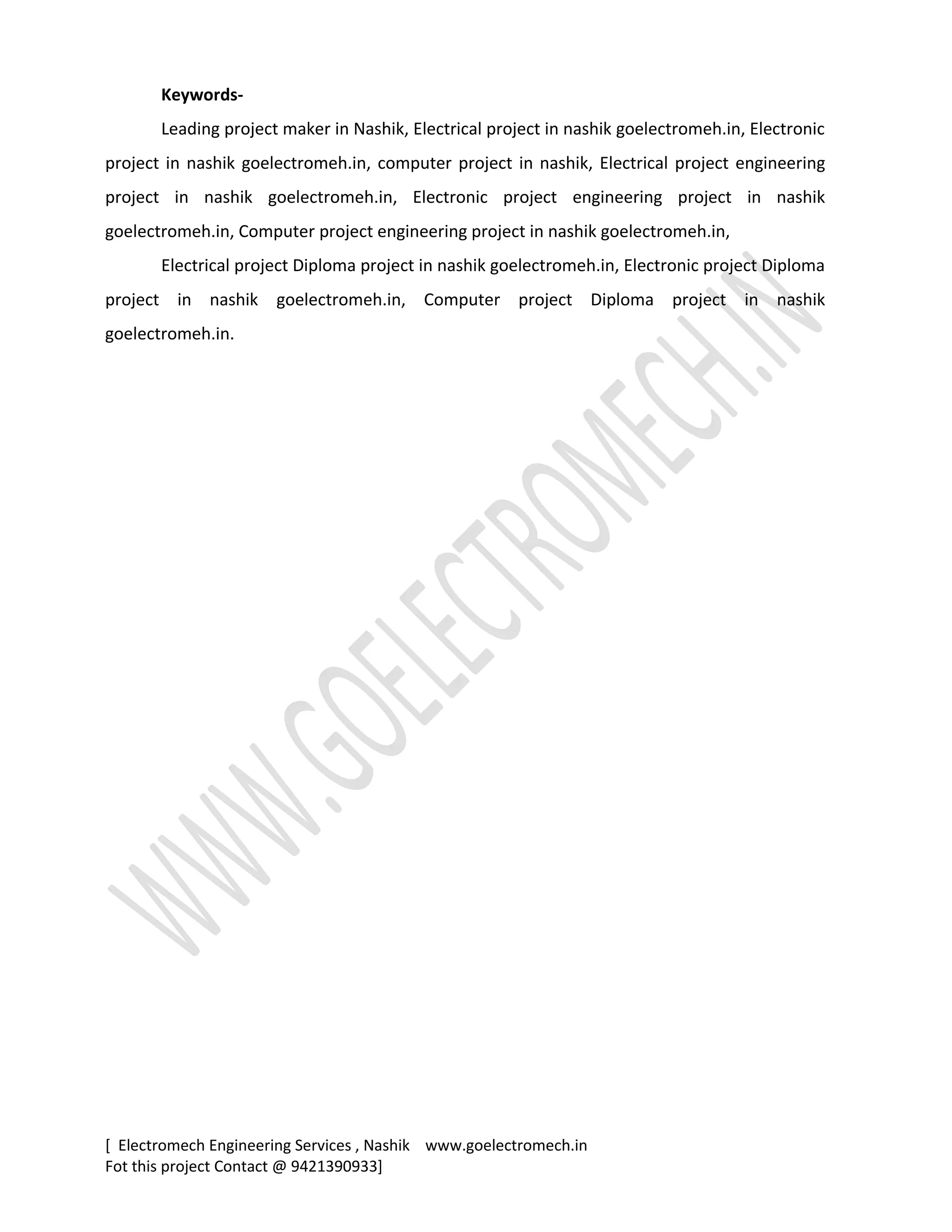 Induction Motor Protection System Doc
