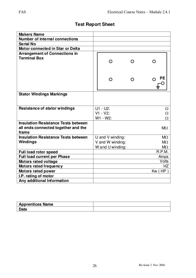 Electric motor winding data sheet - wishlasopa