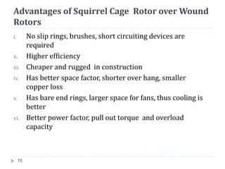 Induction Motors design procedure and construction | PDF