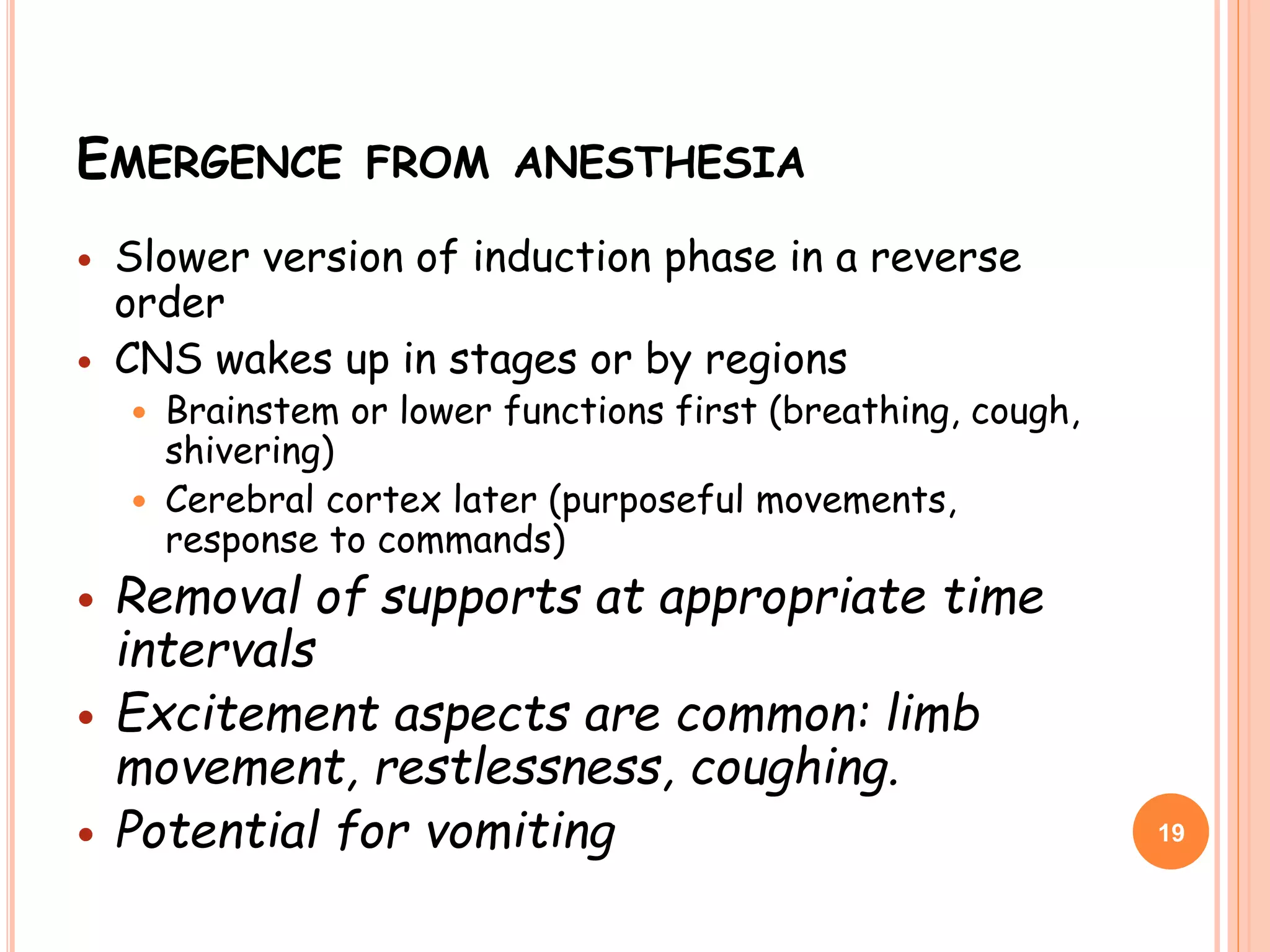 Induction of anesthesia | PPTX