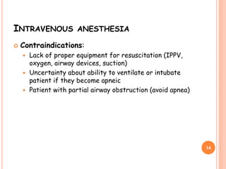 Induction of anesthesia | PPTX
