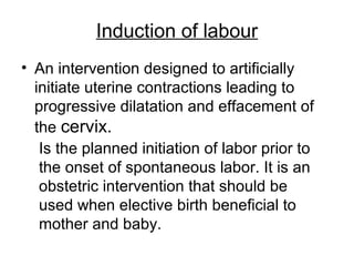 Induction of labor | PPT
