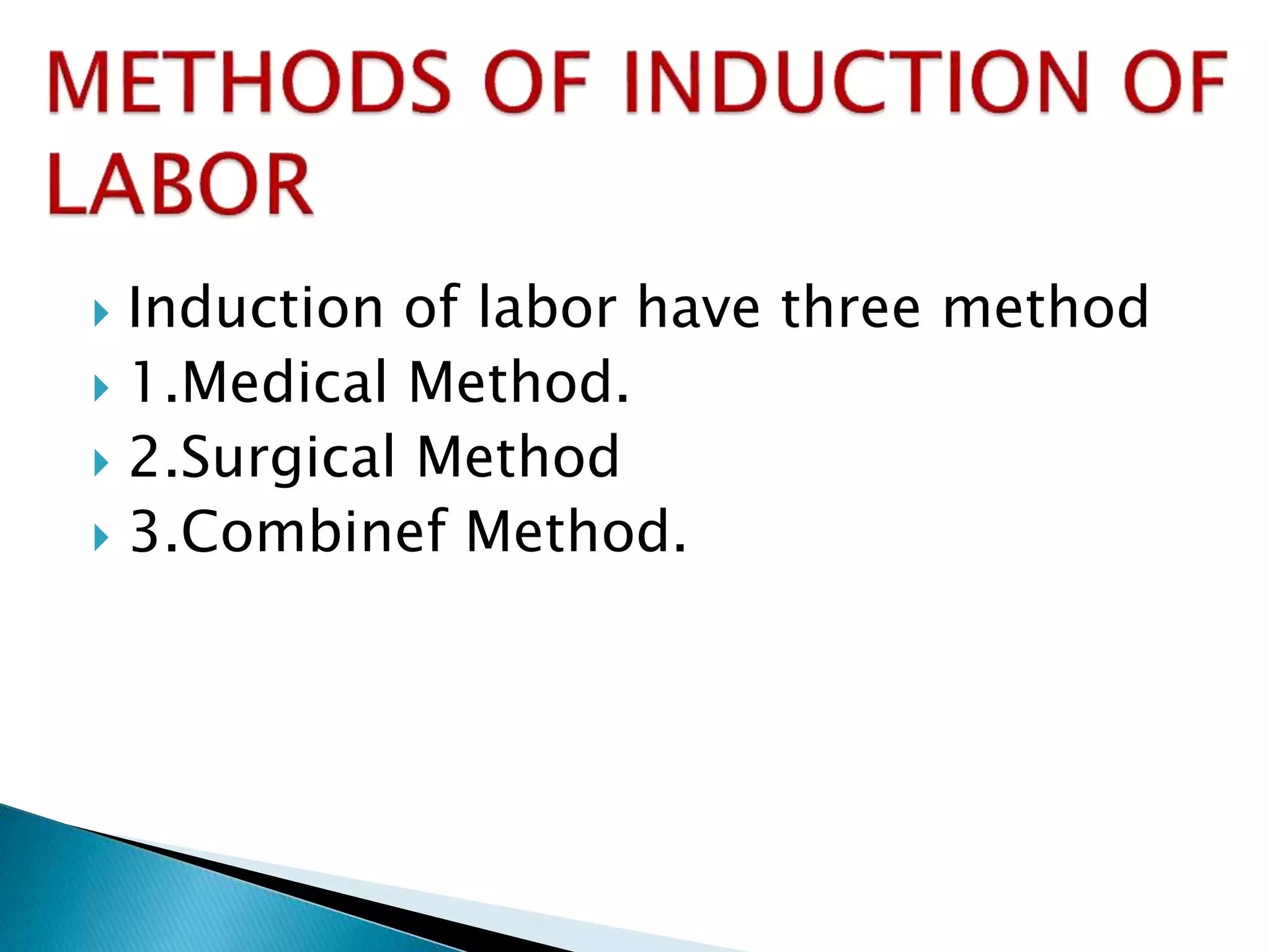 Induction of labor | PPTX