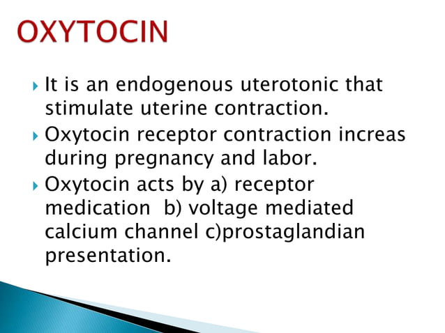 Inductions And The Hormones Of Labor – VACMTS