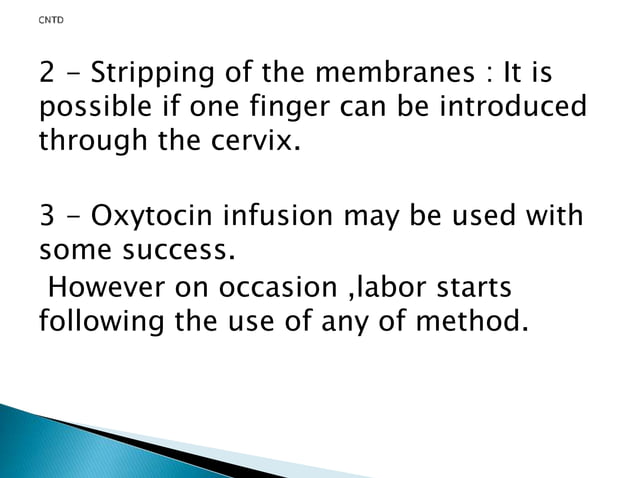 Induction of labor | PPTX | Pregnancy | Reproductive Health