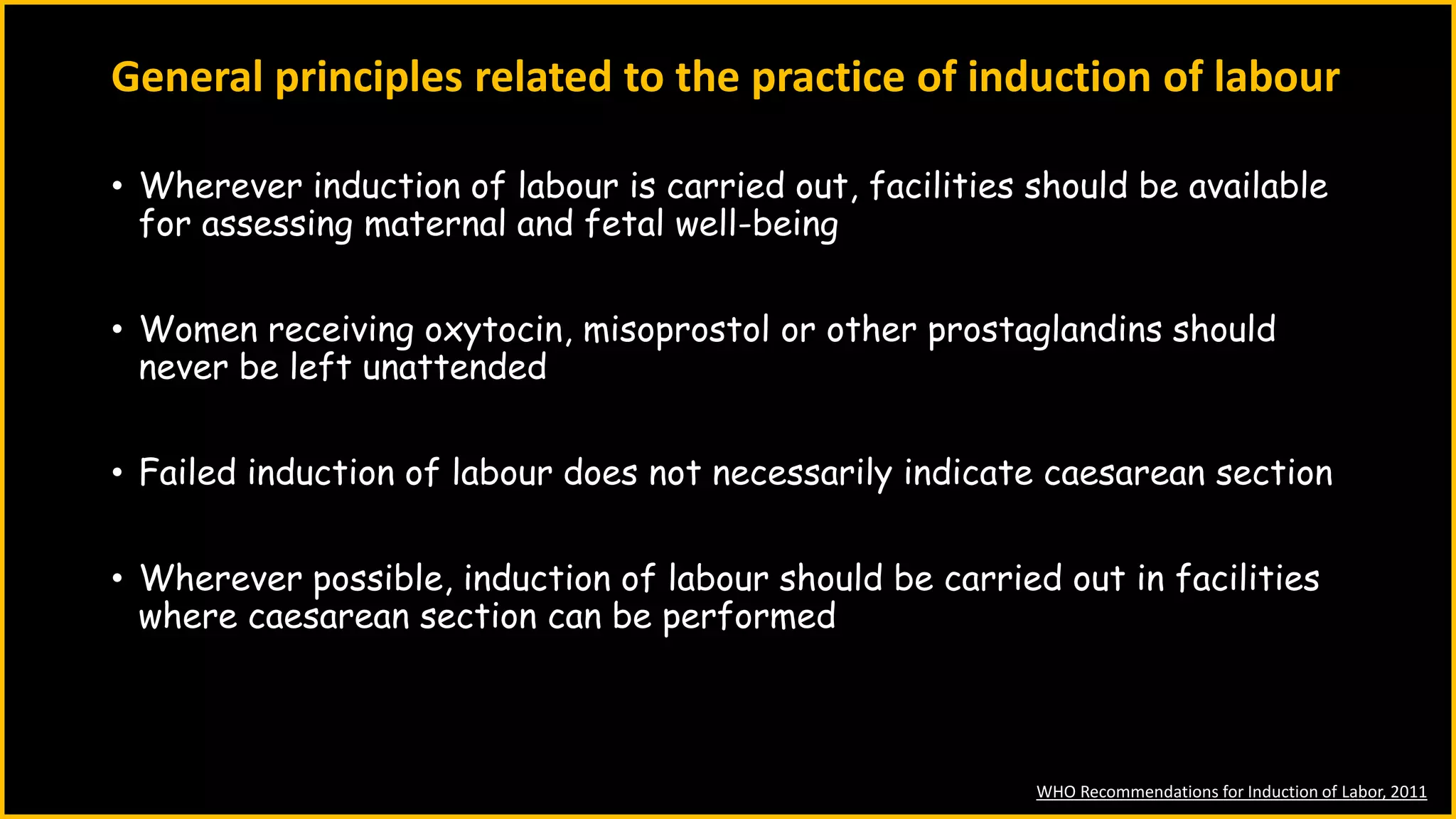 Induction of labour | PDF