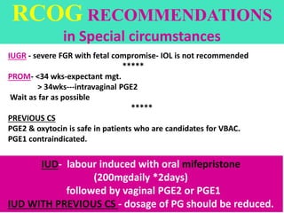 An update INDUCTION OF LABOR : WHO, WHEN, HOW ,WHERE & OUTCOME DR ...