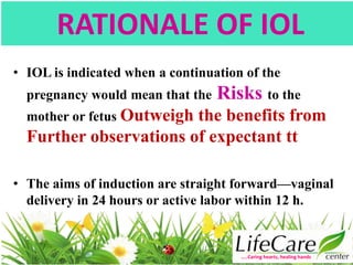 An update INDUCTION OF LABOR : WHO, WHEN, HOW ,WHERE & OUTCOME? | PPTX