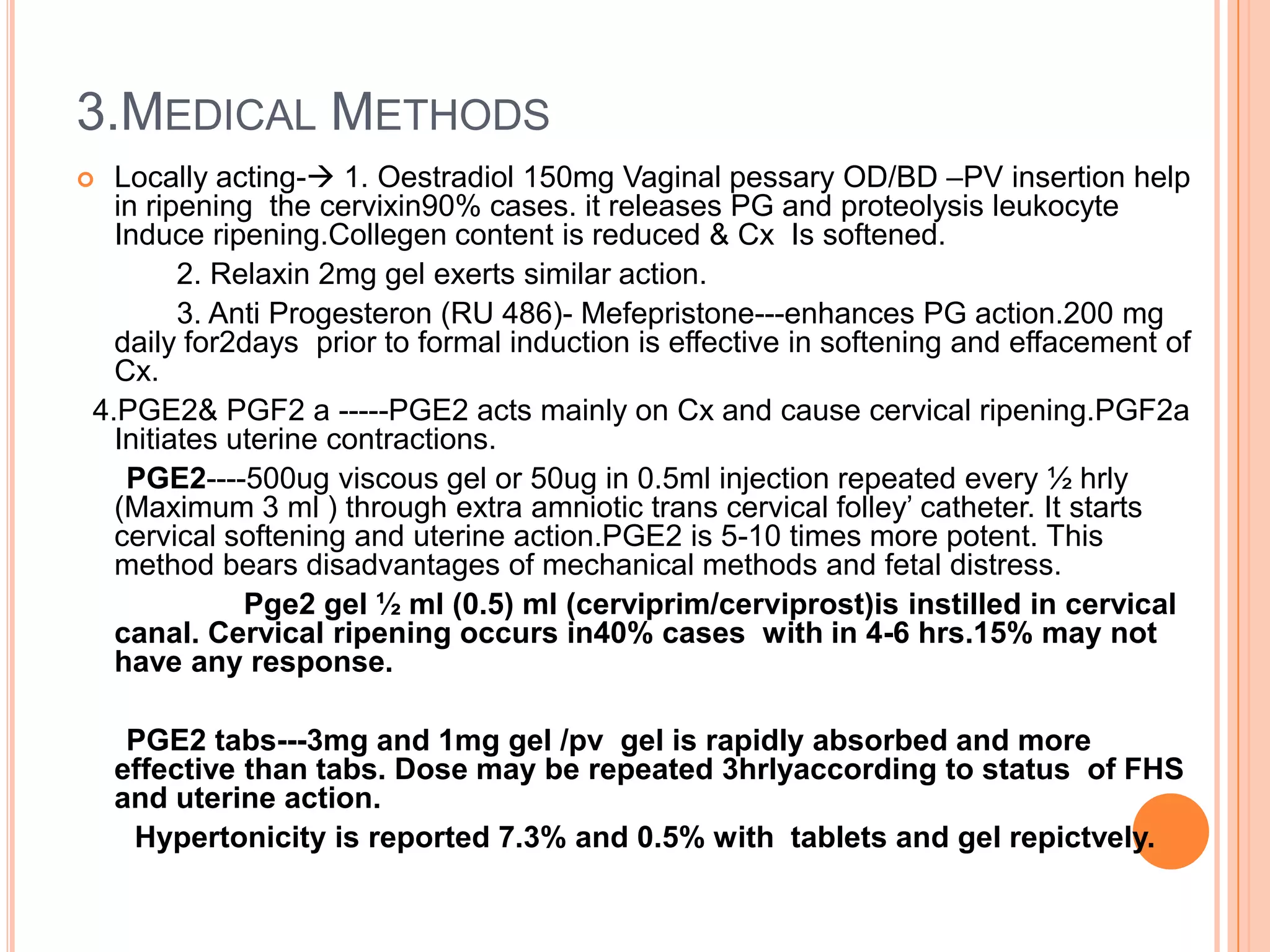 Induction of labour | PPTX