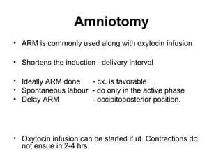 Induction of labour | PPT