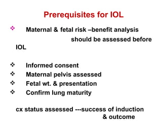 Induction of labour | PPT
