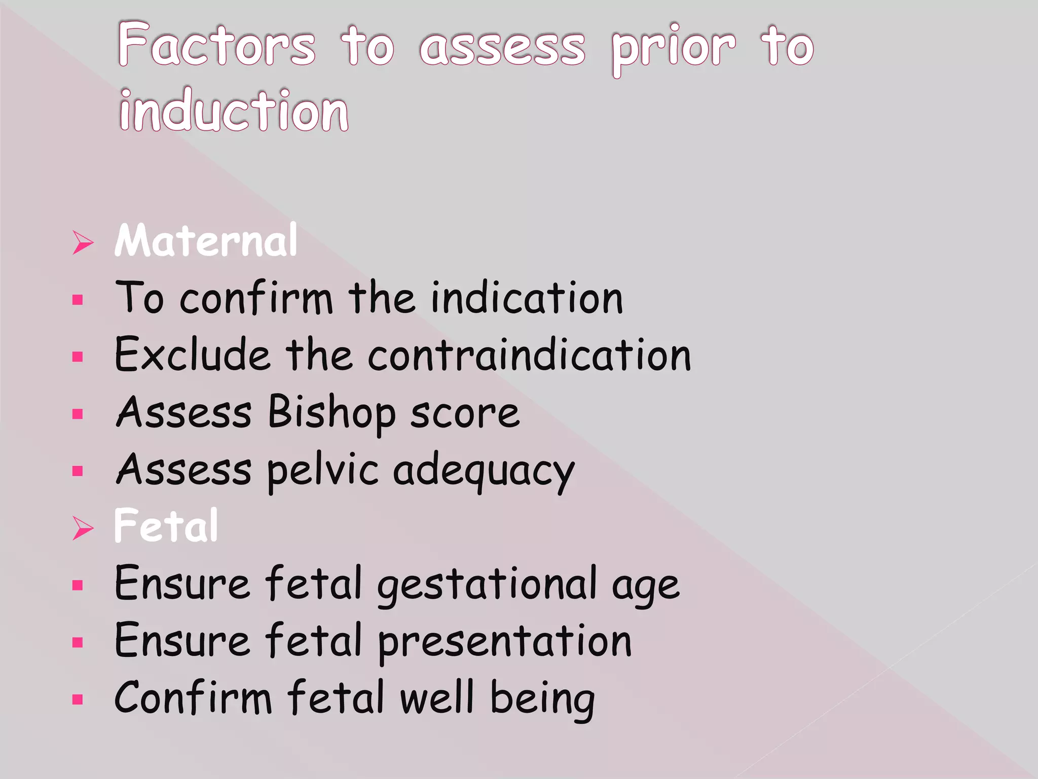 Induction of labour | PPTX