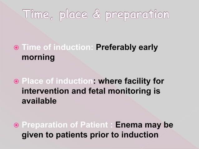 Induction of labour | PPTX