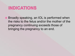 Induction of labour | PPTX