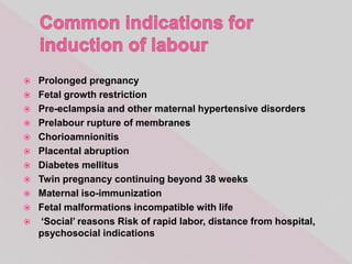 Induction of labour | PPTX