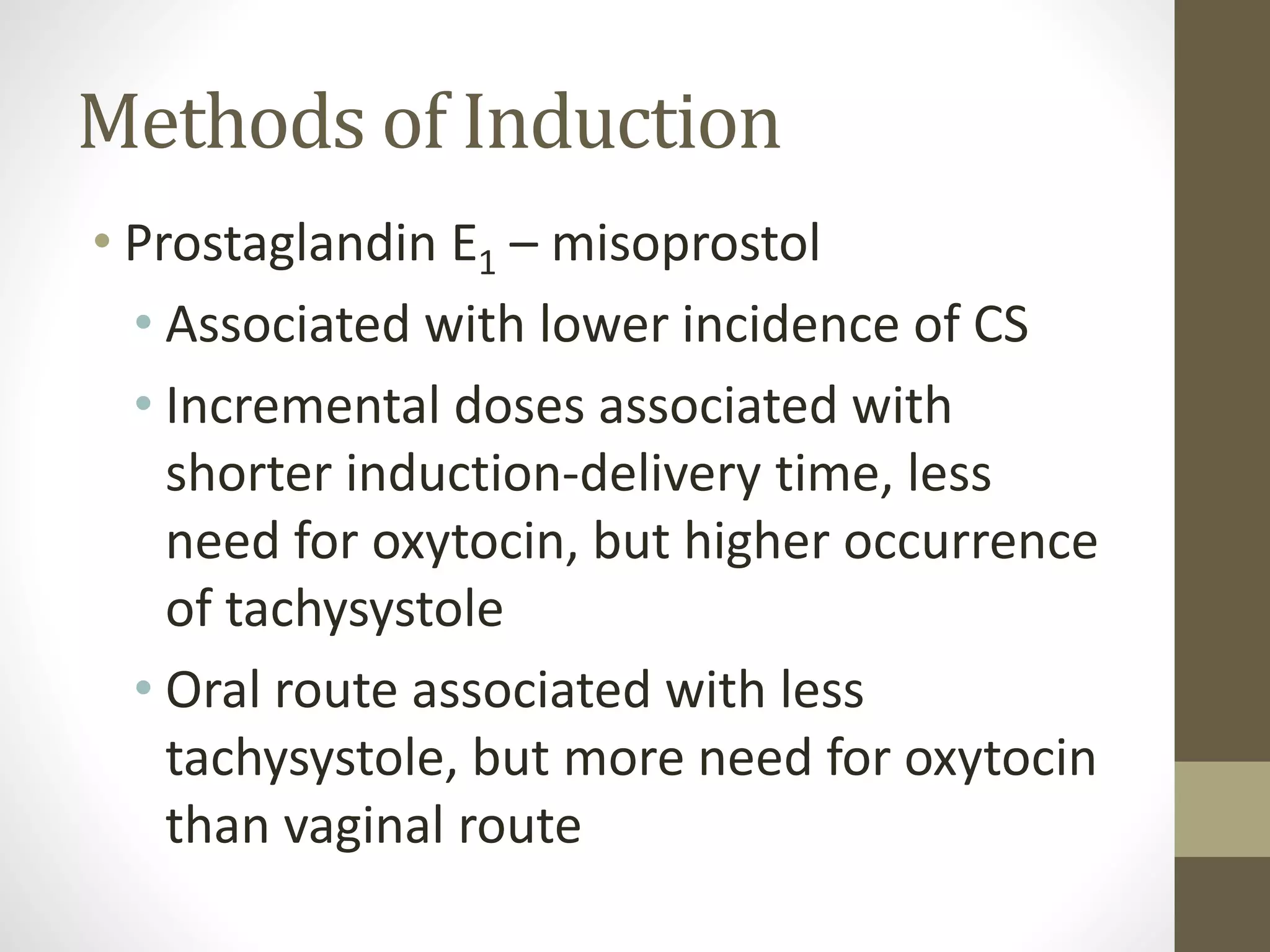Induction of labour | PPTX