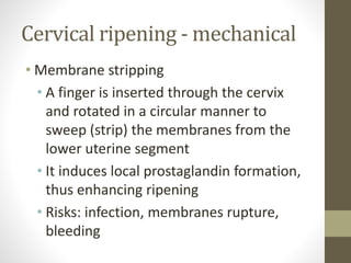 Induction of labour | PPT