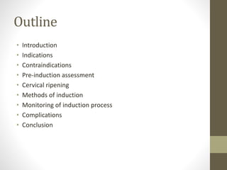Induction of labour | PPT