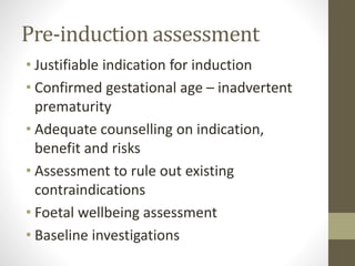 Induction of labour | PPT