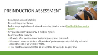 Induction of labour | PPTX