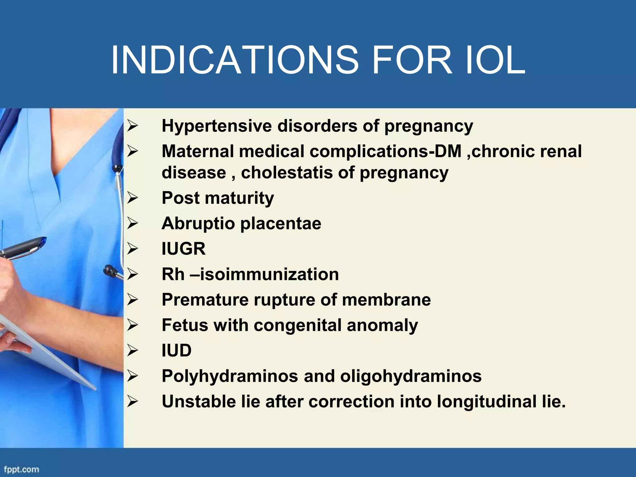 Induction of labour | PPTX