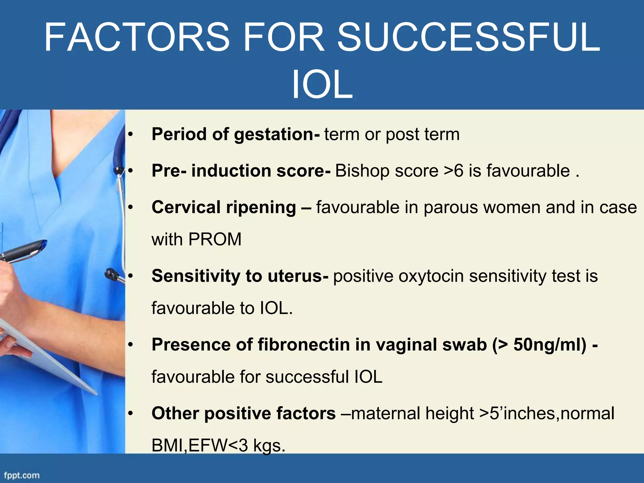 Induction of labour | PPTX