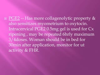 Induction of labour | PPTX