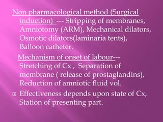 Induction of labour | PPTX