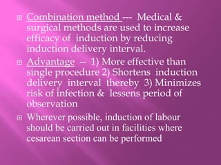 Induction of labour | PPTX