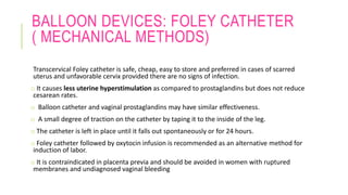 Induction of labour METHODS | PPT