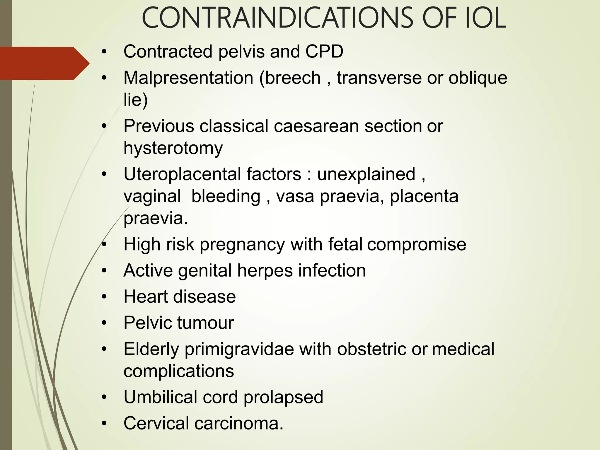 Induction of labour | PPTX
