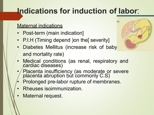Induction of labour | PPTX | Pregnancy | Reproductive Health