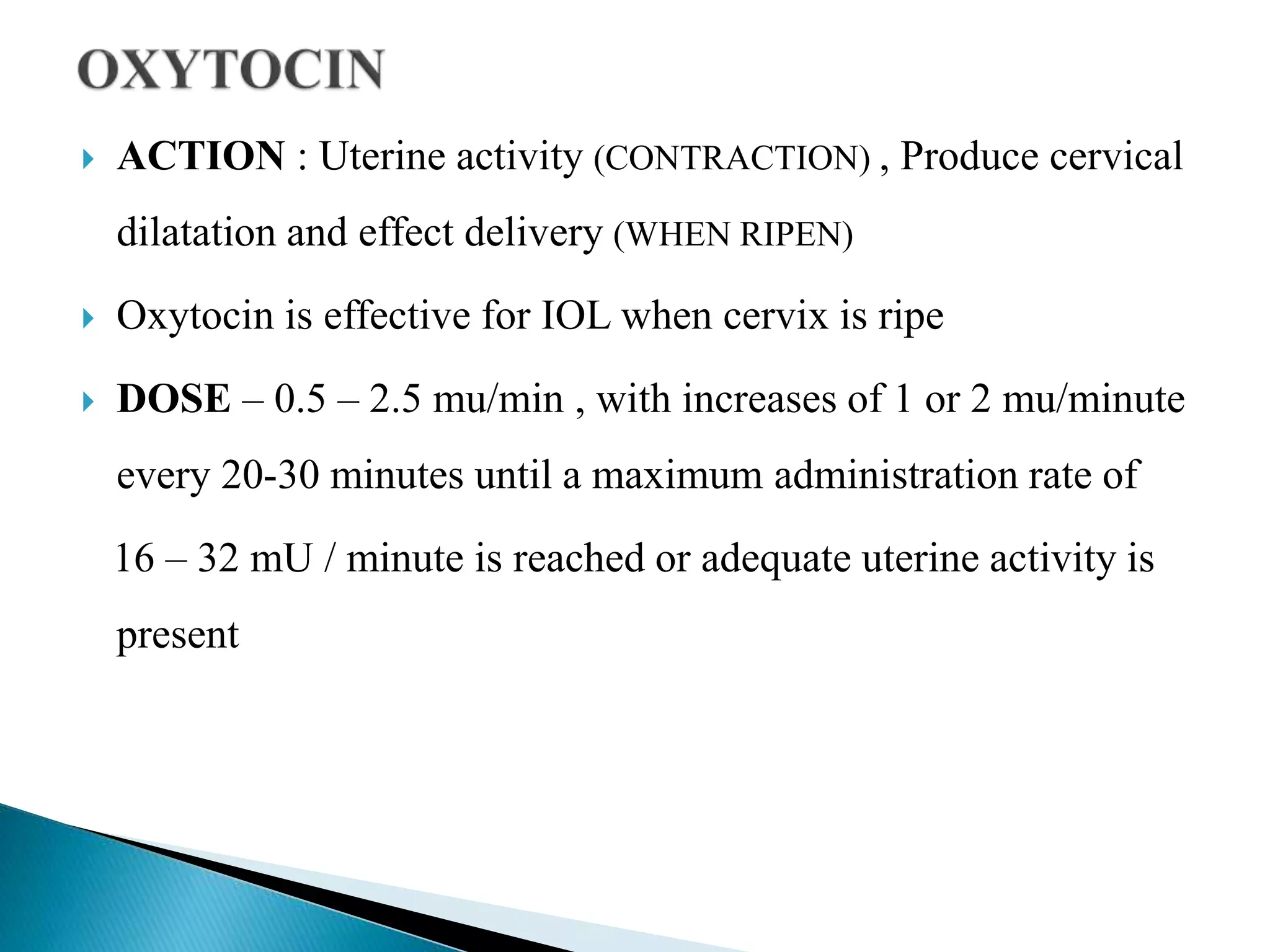 Induction of labour | PPTX
