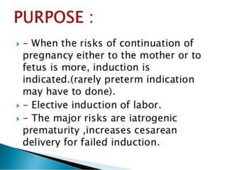 Induction of labour | PPT