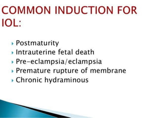 Induction of labour | PPT