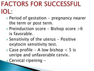 Induction of labour | PPT