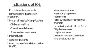 INDUCTION OF LABOUR IN FULL TERM PREGNANCY | PPTX