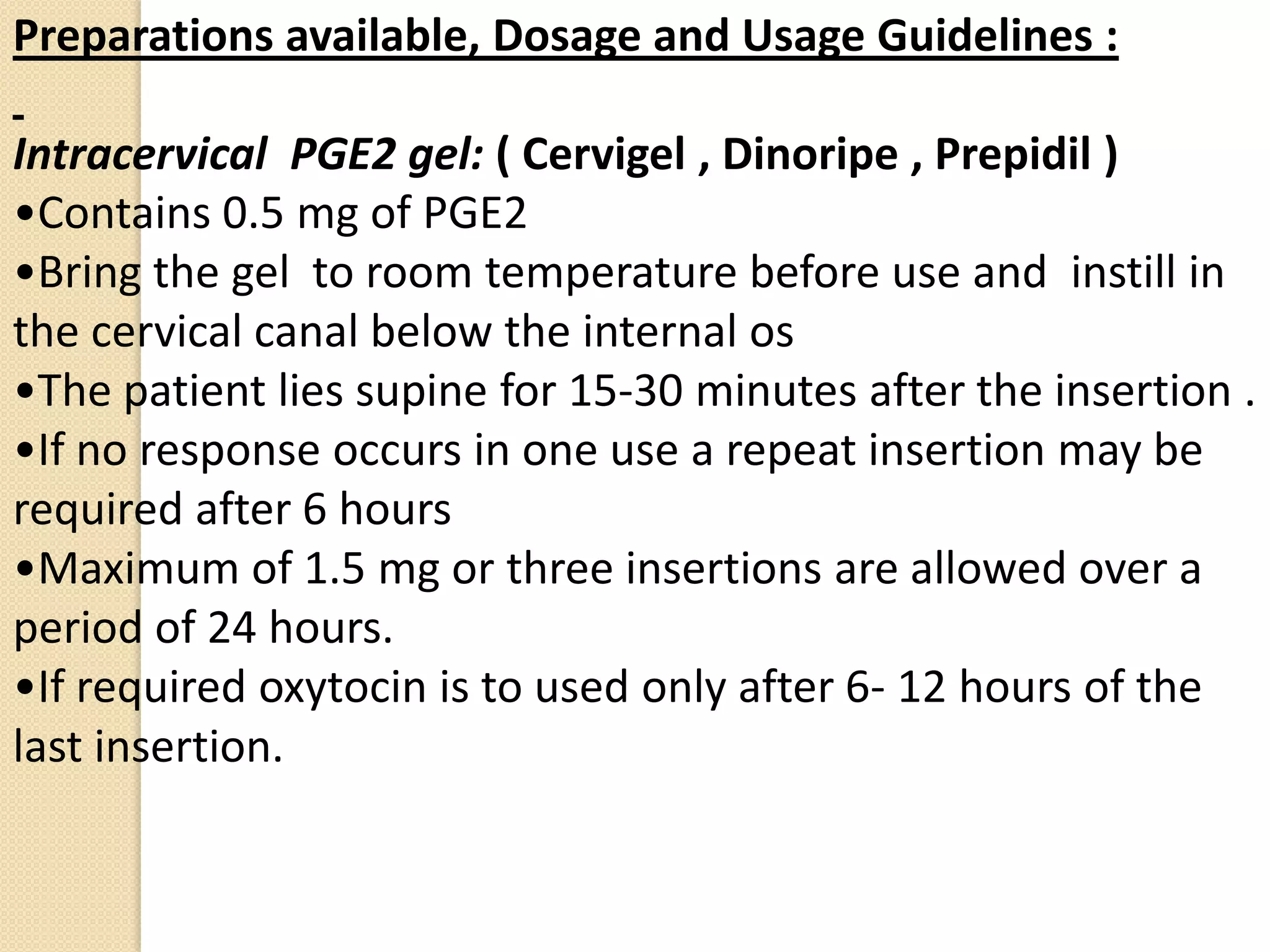 Induction of labour (2) | PPTX