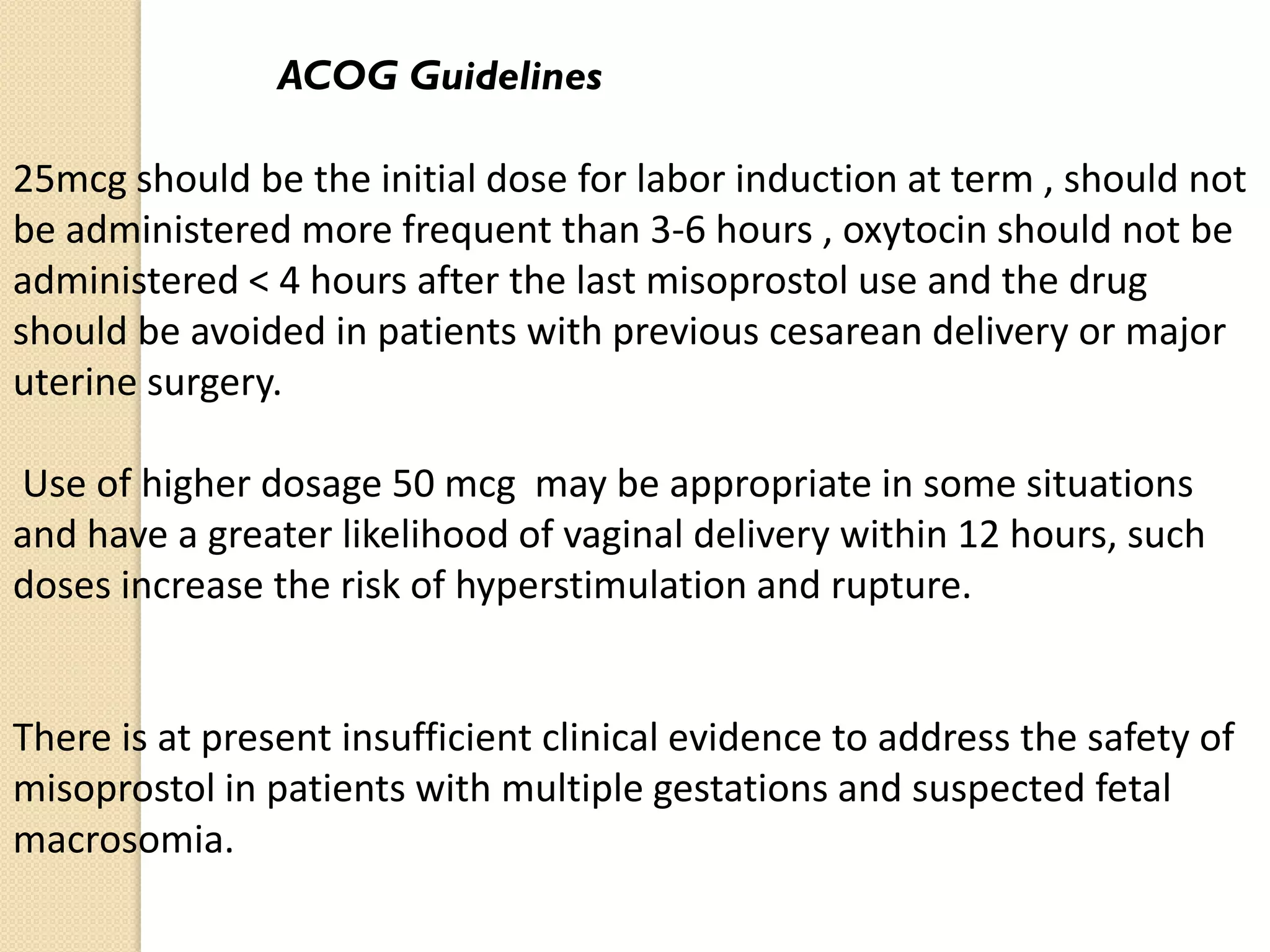 Induction of labour (2) | PPTX