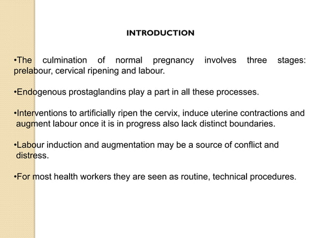 Induction of labour (2) | PPT