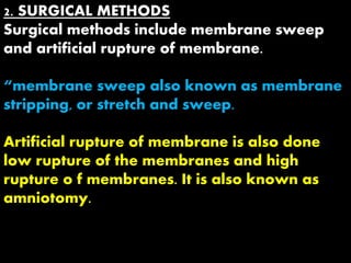Induction of labour ppt | PPTX