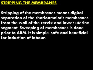 Induction of labour ppt | PPTX