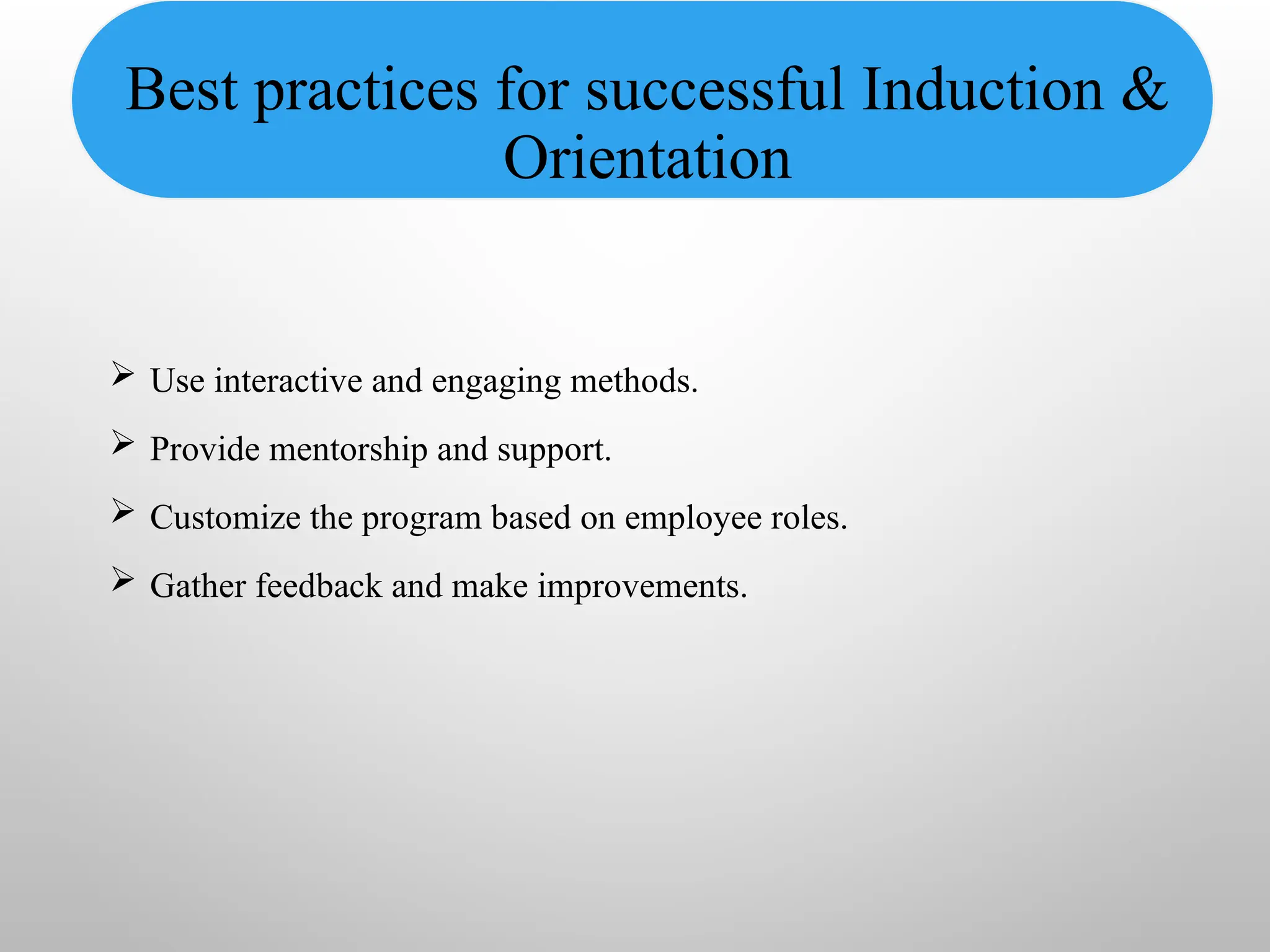 Induction & orientation in human resource management | PPTX