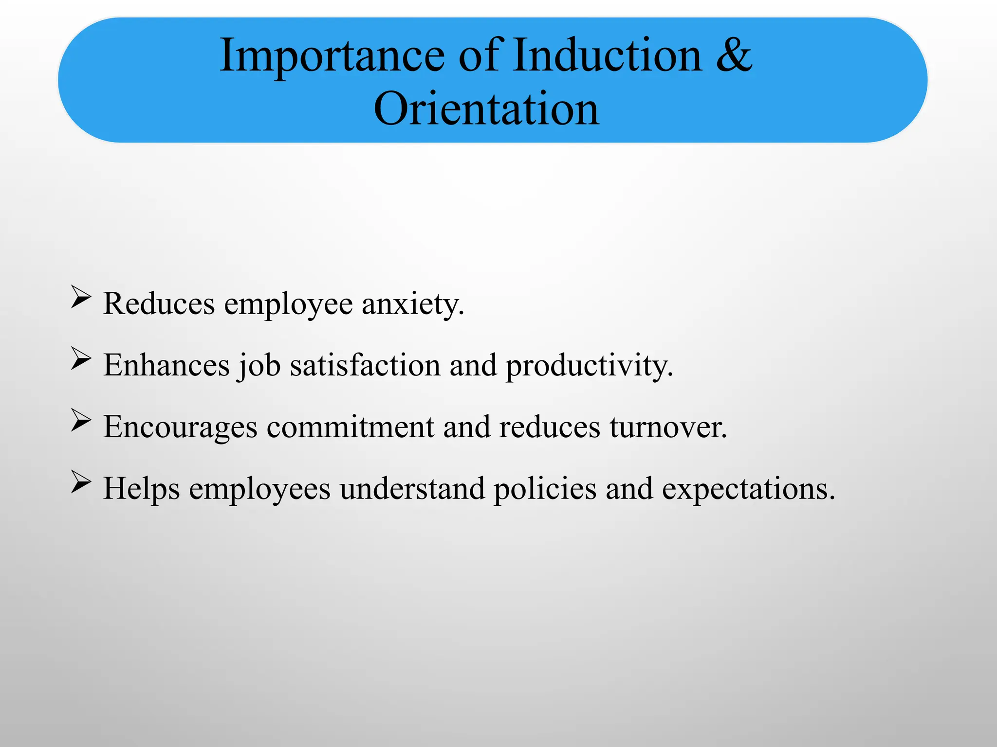 Induction & orientation in human resource management | PPTX