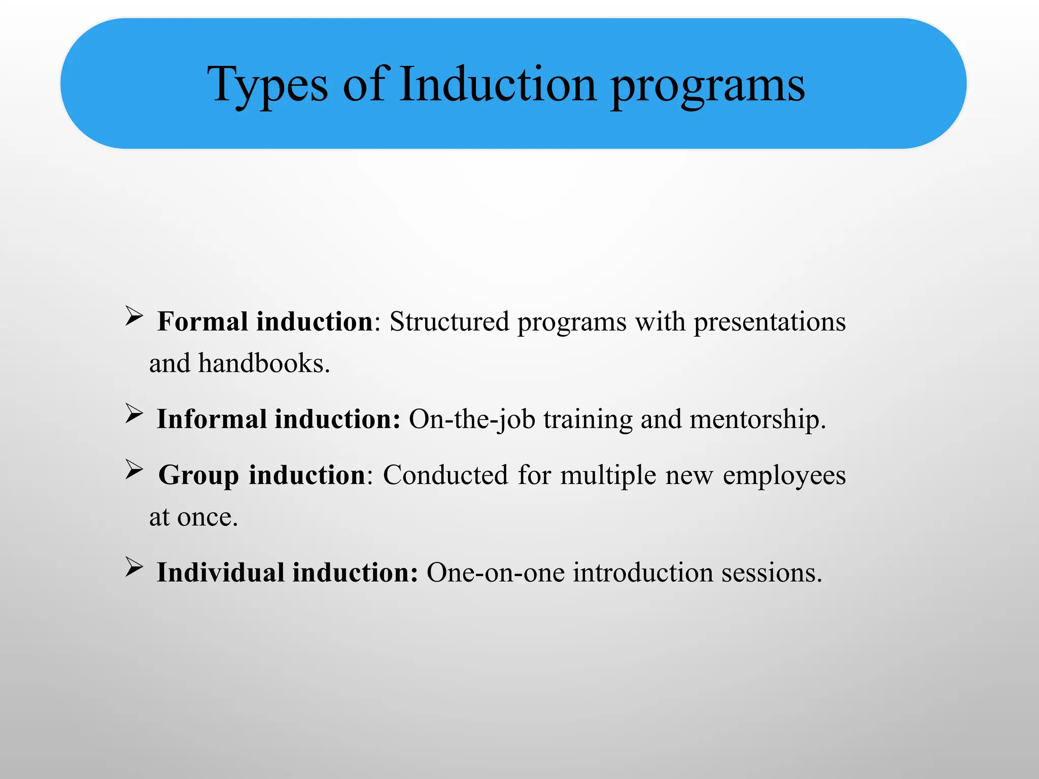Induction & orientation in human resource management | PPTX