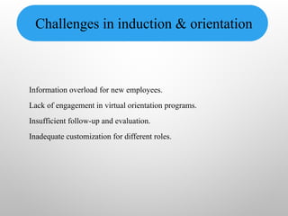 Induction & orientation in human resource management | PPTX