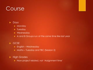 Induction Powerpoint - Computing Level 3 Year 2 | PPTX